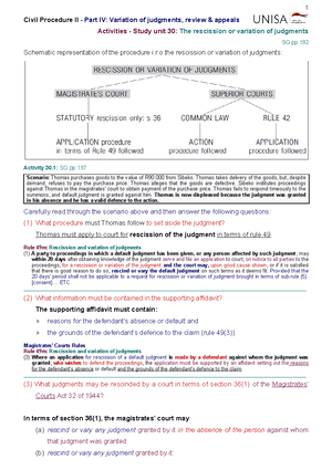 Civil Procedure Chapter 8 Notes - Distinguishing action proceedings ...