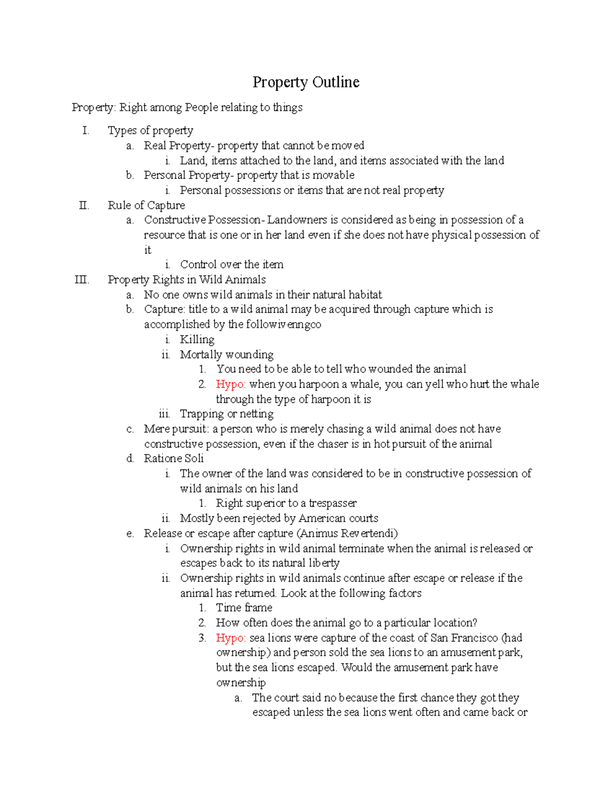 Property Outline - Property Outline Property: Right among People ...