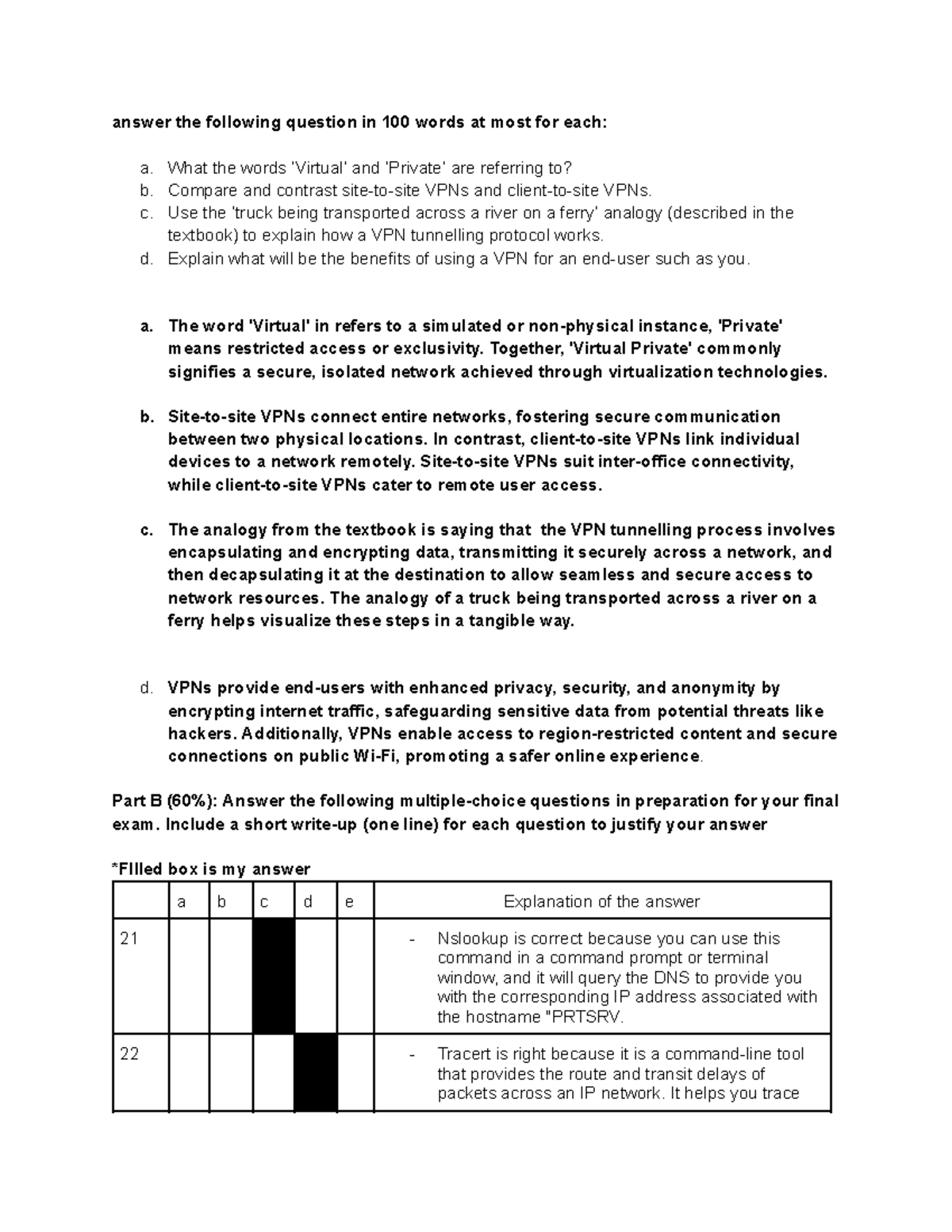 301, hwk 10 - answer the following question in 100 words at most for ...