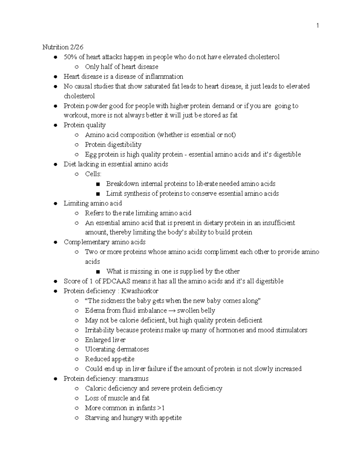 Nutrition 2 26 - 1 Nutrition 2/ 50% of heart attacks happen in people ...