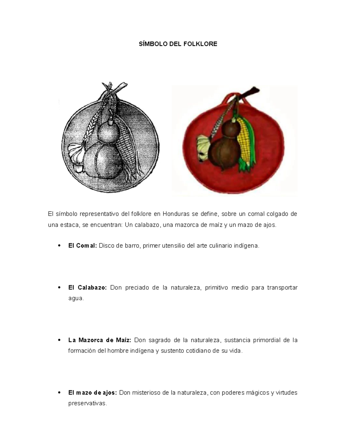 Símbolo Y Festividades - SÍMBOLO DEL FOLKLORE El símbolo representativo ...