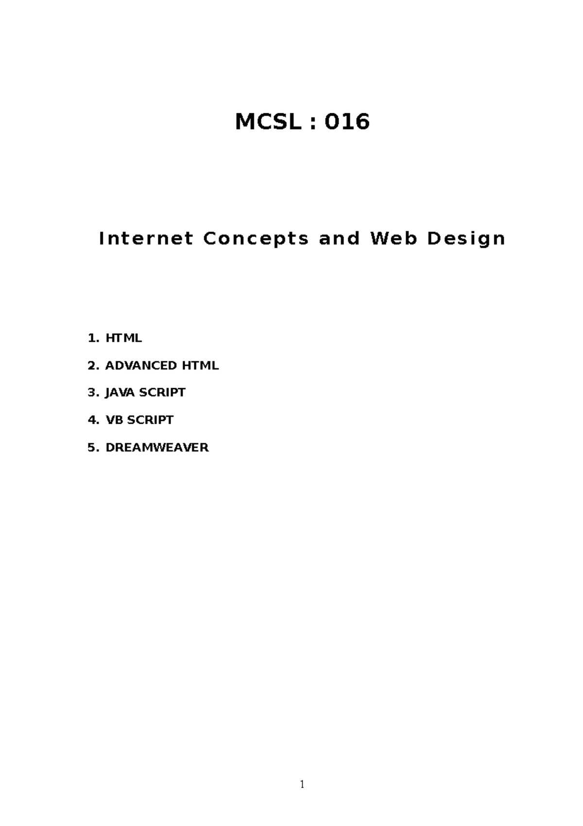 MCSL-016 - ist sem lab hfhdhhhhhhgfshmjjhkkk khjfkghlhgsdkjfhkjsg fahlkhkjhkjkj jhhghg - MCSL ...