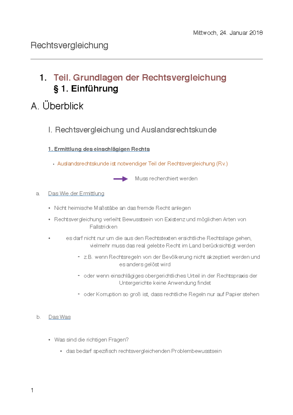 Rechtsvergleichung (Uwe Kischel) Kopie - Mittwoch, 24. Januar 2018 ...