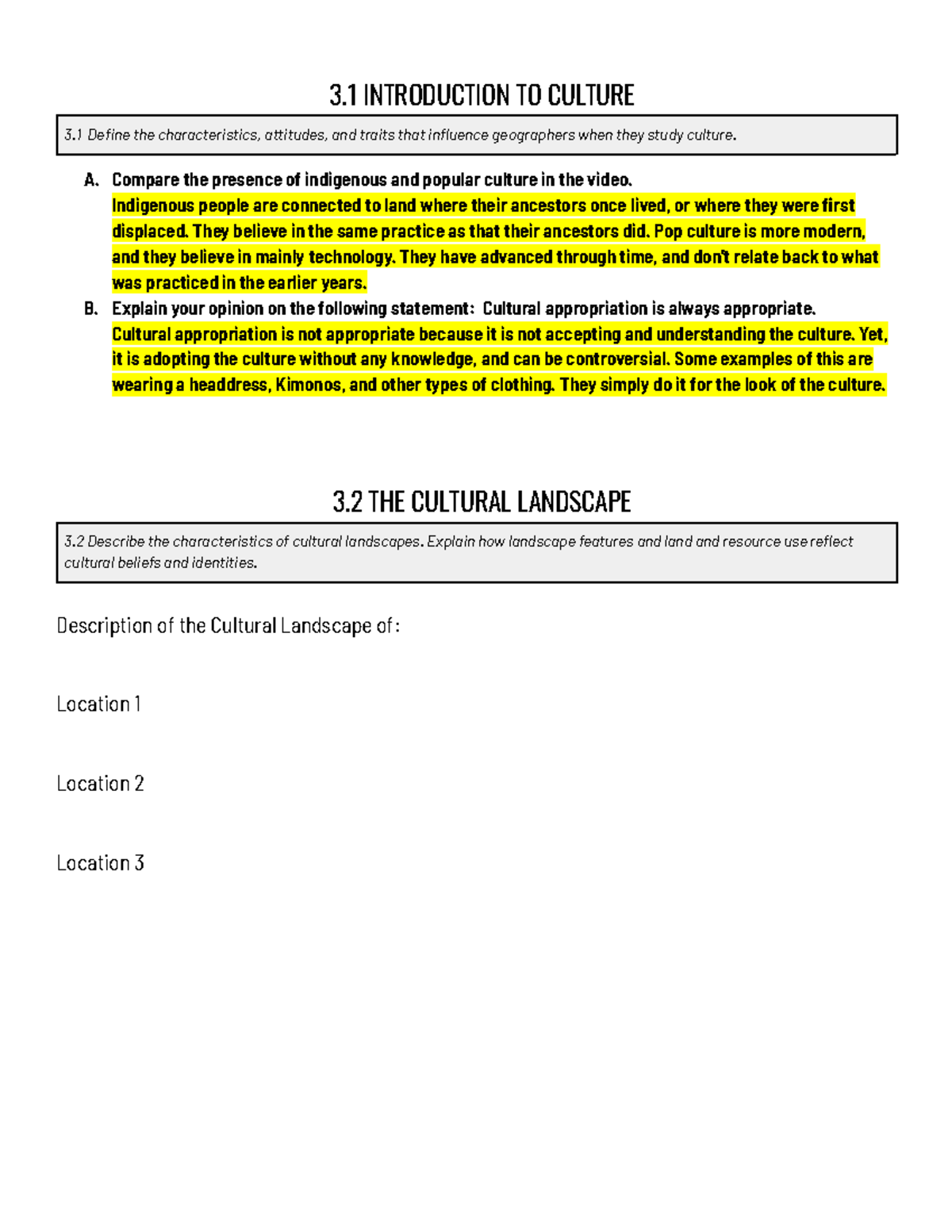 Copy of Unit 3 Choice Board Review- Alyssa Patel - 3 INTRODUCTION TO ...