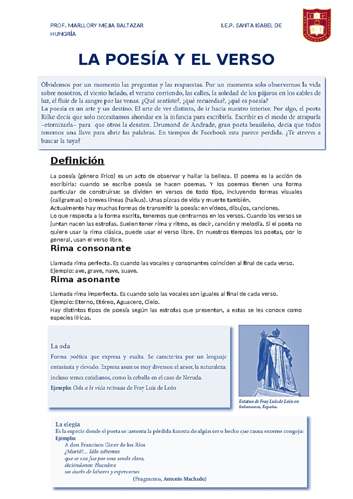 LA Poesía Y EL Verso - HUNGRÍA LA POESÍA Y EL VERSO Definición La ...