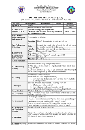 Thesis MAED - Dr. Gloria D. Lacson Foundation Colleges, Inc. Castellano ...