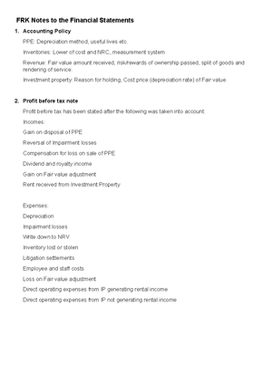 IFRS 5 - IFRS 5 - IFRS5: current Assets held for sale ASSETS: CURRENT ...