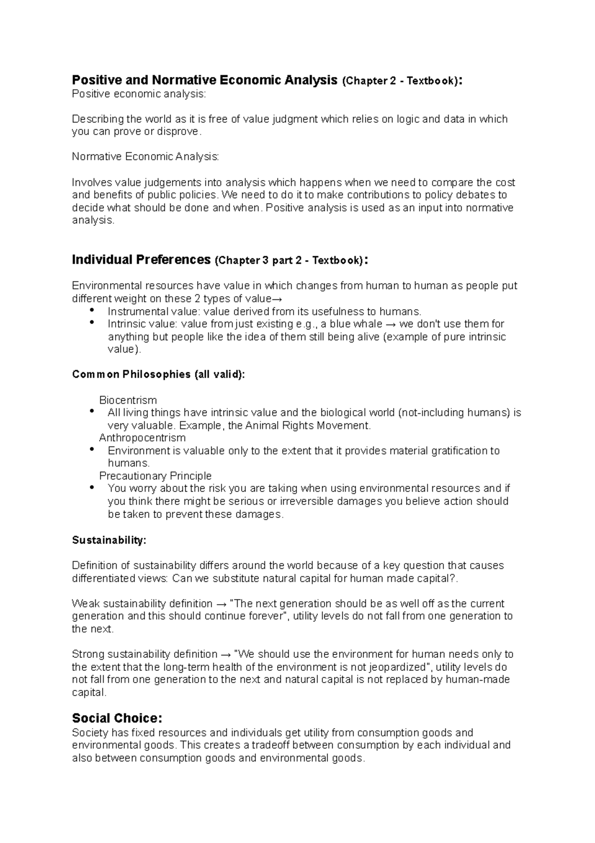ECOS3013 - lecture 1 - Positive and Normative Economic Analysis ...