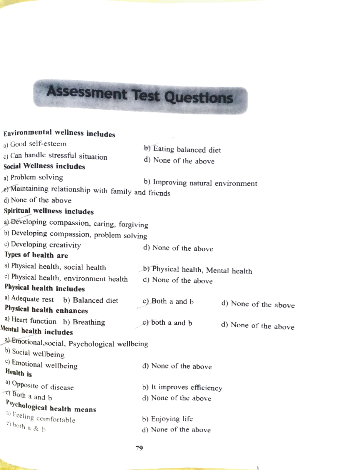 SFH -1 - aaaa - Studocu