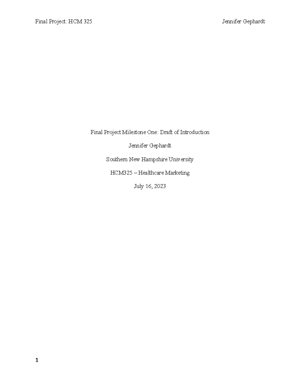 3 2 Final Project Milestone One Final Project Milestone One Draft Of Introduction Jennifer