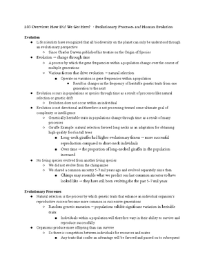 L12 Notes - L12 Notes Mating Patterns Humans display a range of mating ...