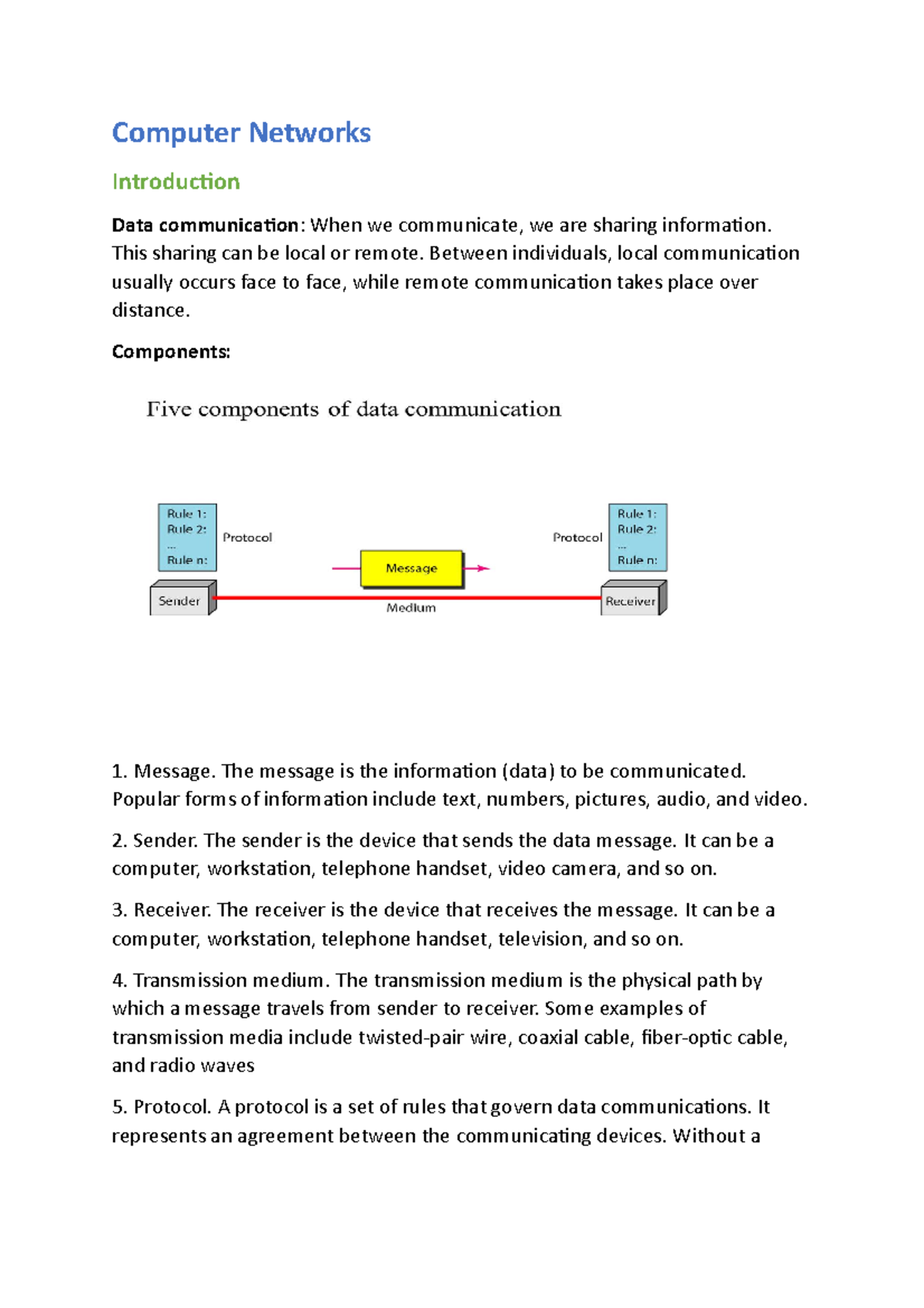 Cn itroduction - about data representation and data communication ...