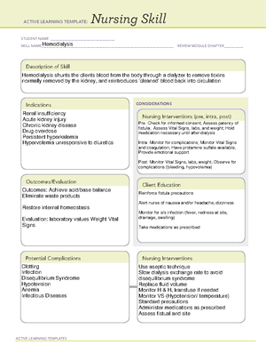Midazolam Med Surg 3 - nursing - ACTIVE LEARNING TEMPLATES Medication ...