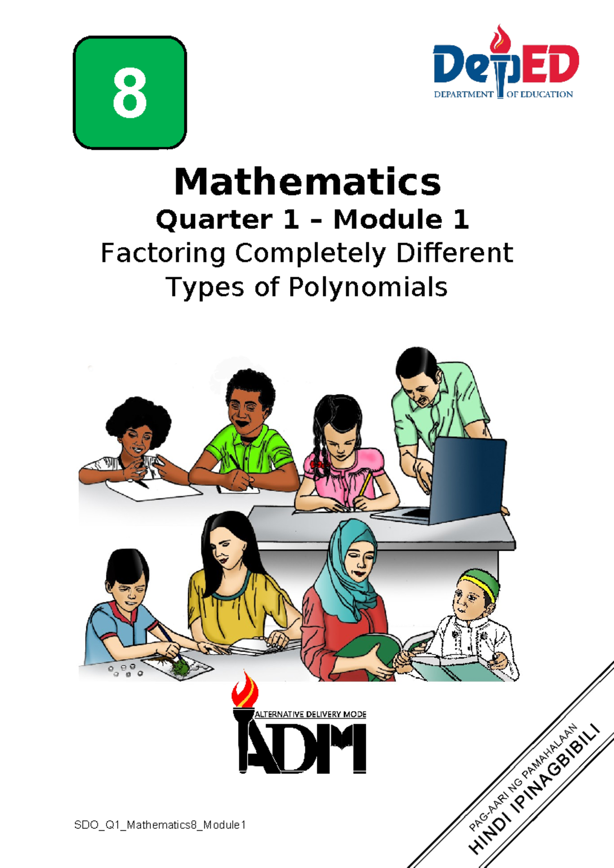 Mathematics 8 Q1 Module 1 Fatoring-Completely-Different-Types-of ...