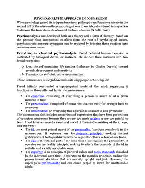 UNIT 1 (Theories of Personality) - UNIT 1 INTRODUCTION TO THEORIES OF ...