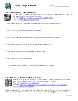 Ricardo Puma - Climate change article - Learning Target: I will be able ...