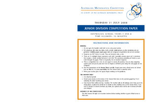 AMC 2022 JUN SOL - Answers - Australian Mathematics Competition 2022 ...