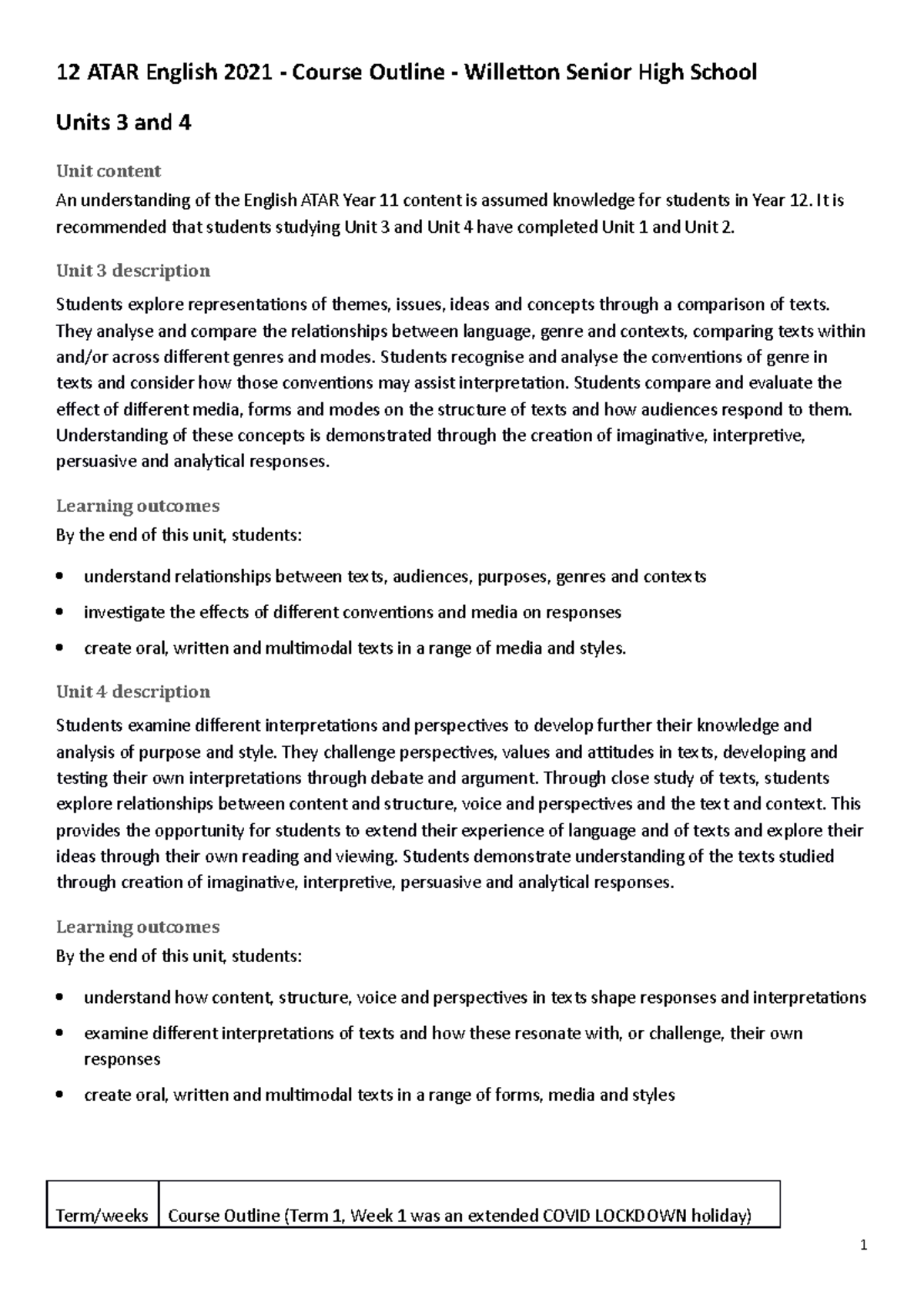 2021 12 ATAR Course Outline2021 12 ATAR Course Outline2021 12 ATAR ...