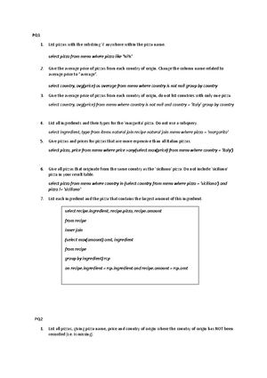 Database Fundamentals Subject Outline - SUBJECT OUTLINE 31271 Database ...