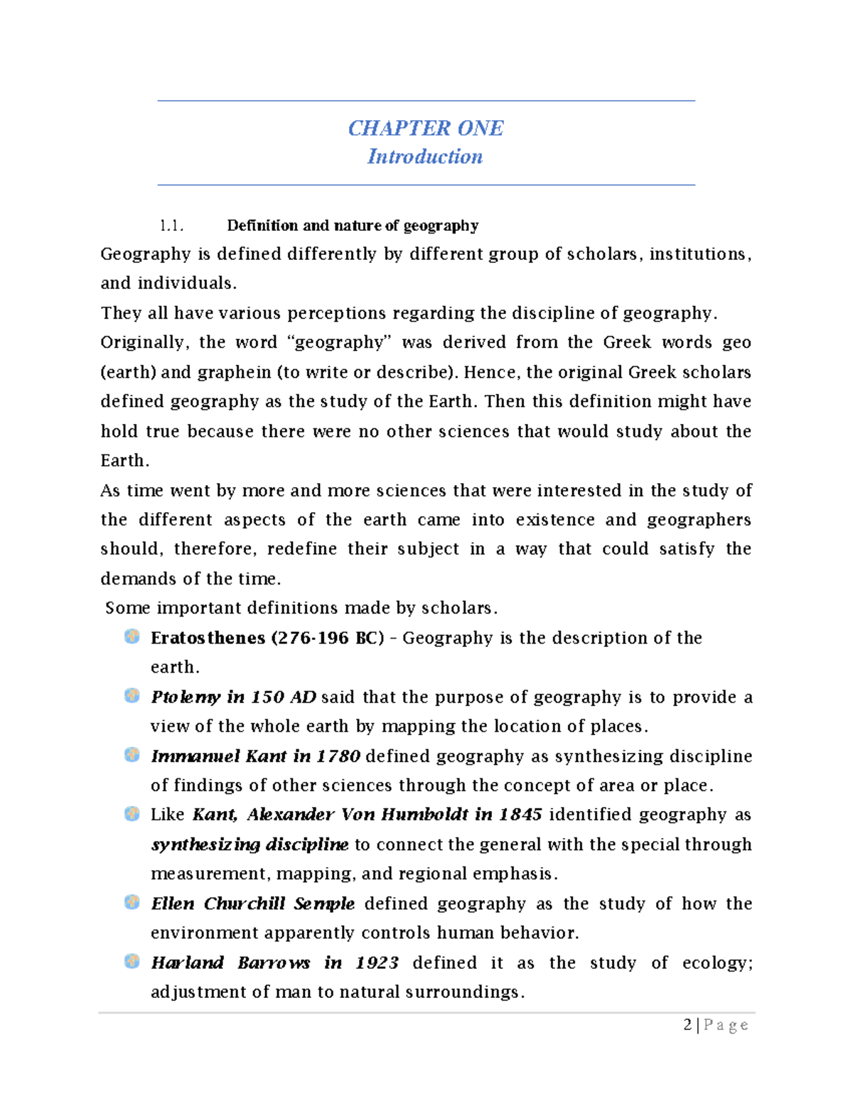 Ge ES 2011 - CHAPTER ONE Introduction 1. Definition and nature of ...