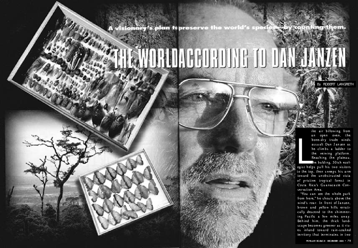 The world according to dan janzen - By ROBERT LANGRETH L ike air ...