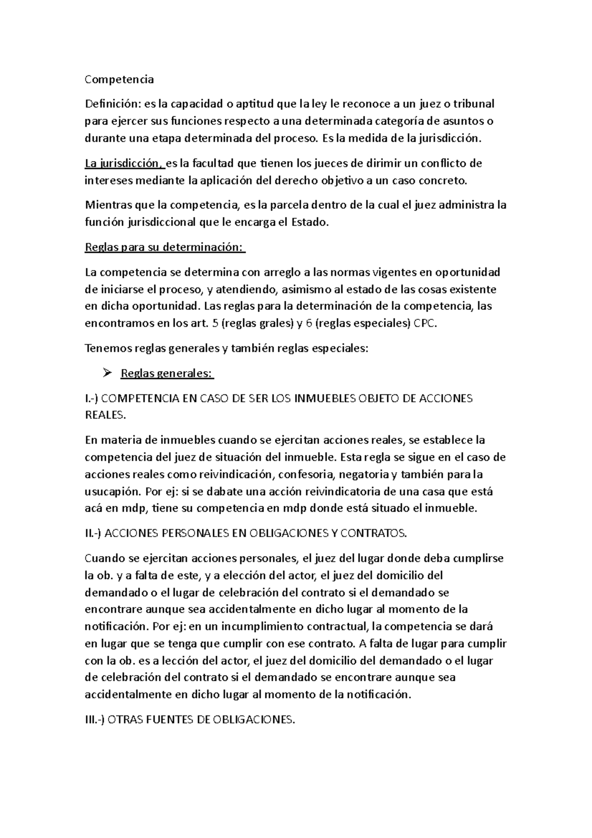 Competencia - Inhibitoria - Declinatoria - Procesal Civil y Comercial ...