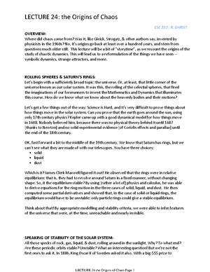 Lecture 13 Linear Systems & the Jordan Form - OVERVIEW: Welcome to PART ...