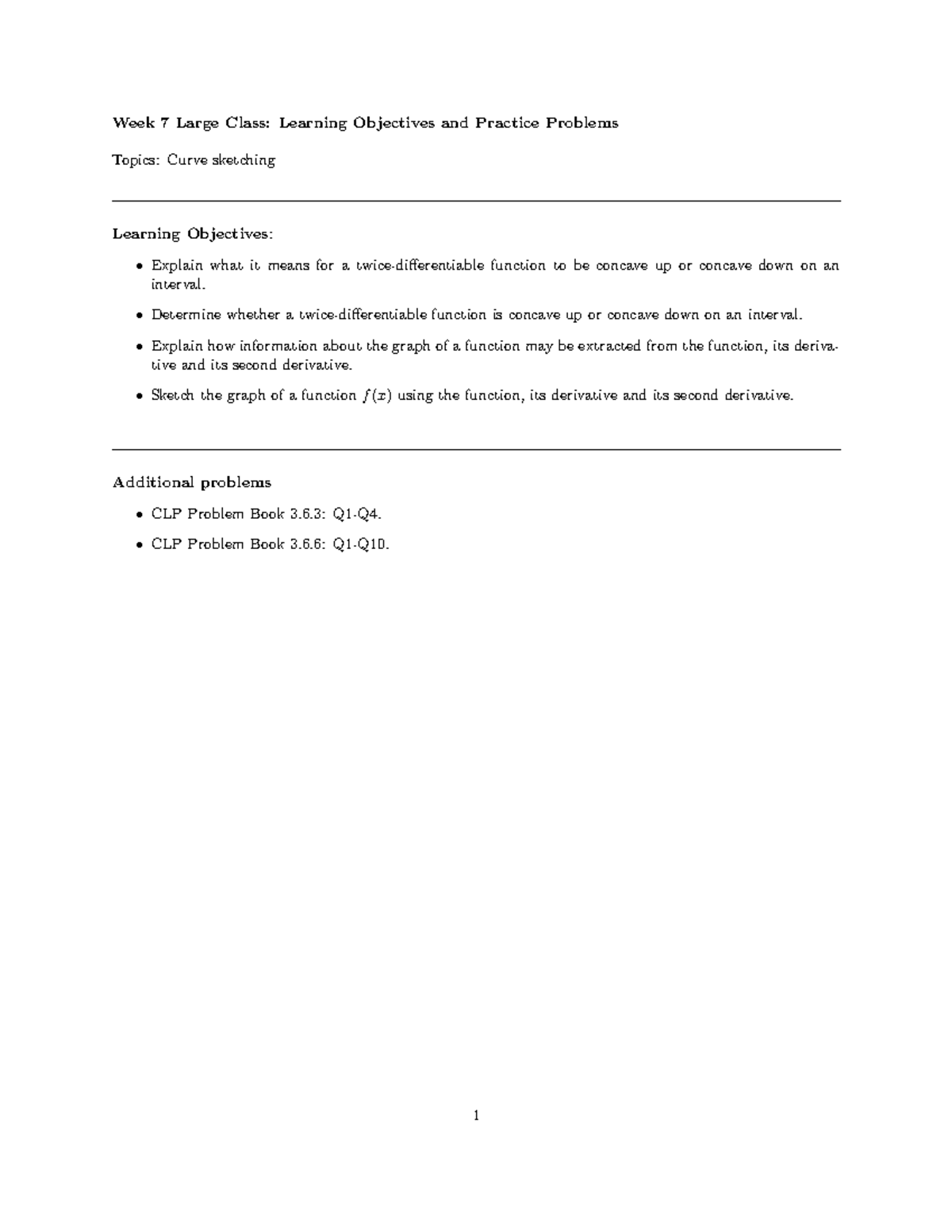 LO7 LC - learn - Week 7 Large Class: Learning Objectives and Practice ...