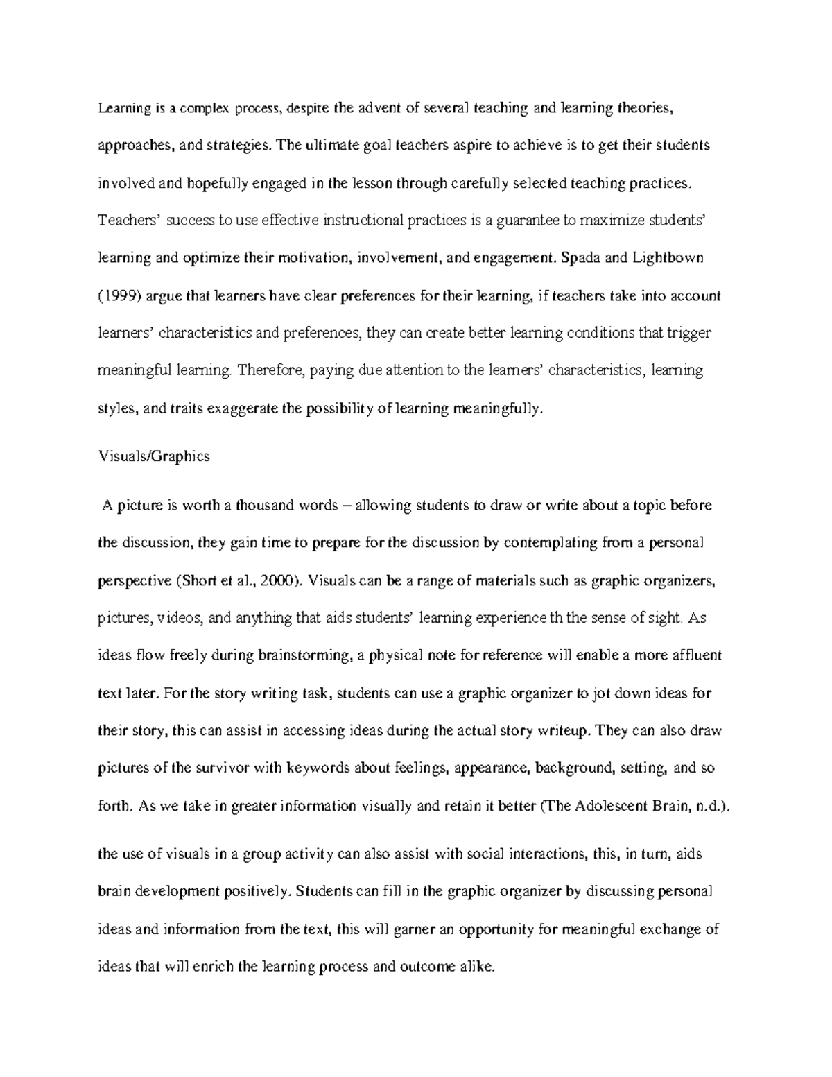 Assignment 5 Great Learning Is A Complex Process Despite The assignment-5-great-learning-is-a-complex-process-despite-the