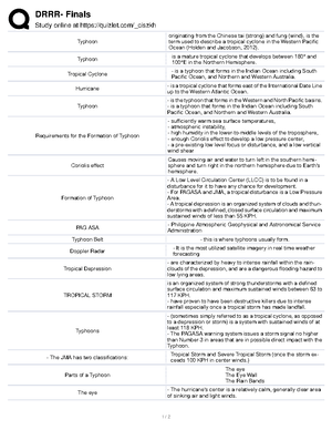 Cosh CO2 exam aswer - Post-Test (Answers in red and Italics) Pos 1. The ...