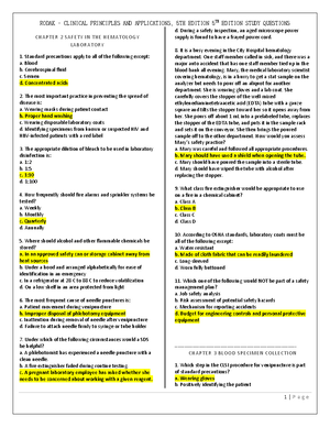 Clinical Laboratory Classification - Activity 1: How will I classify a ...