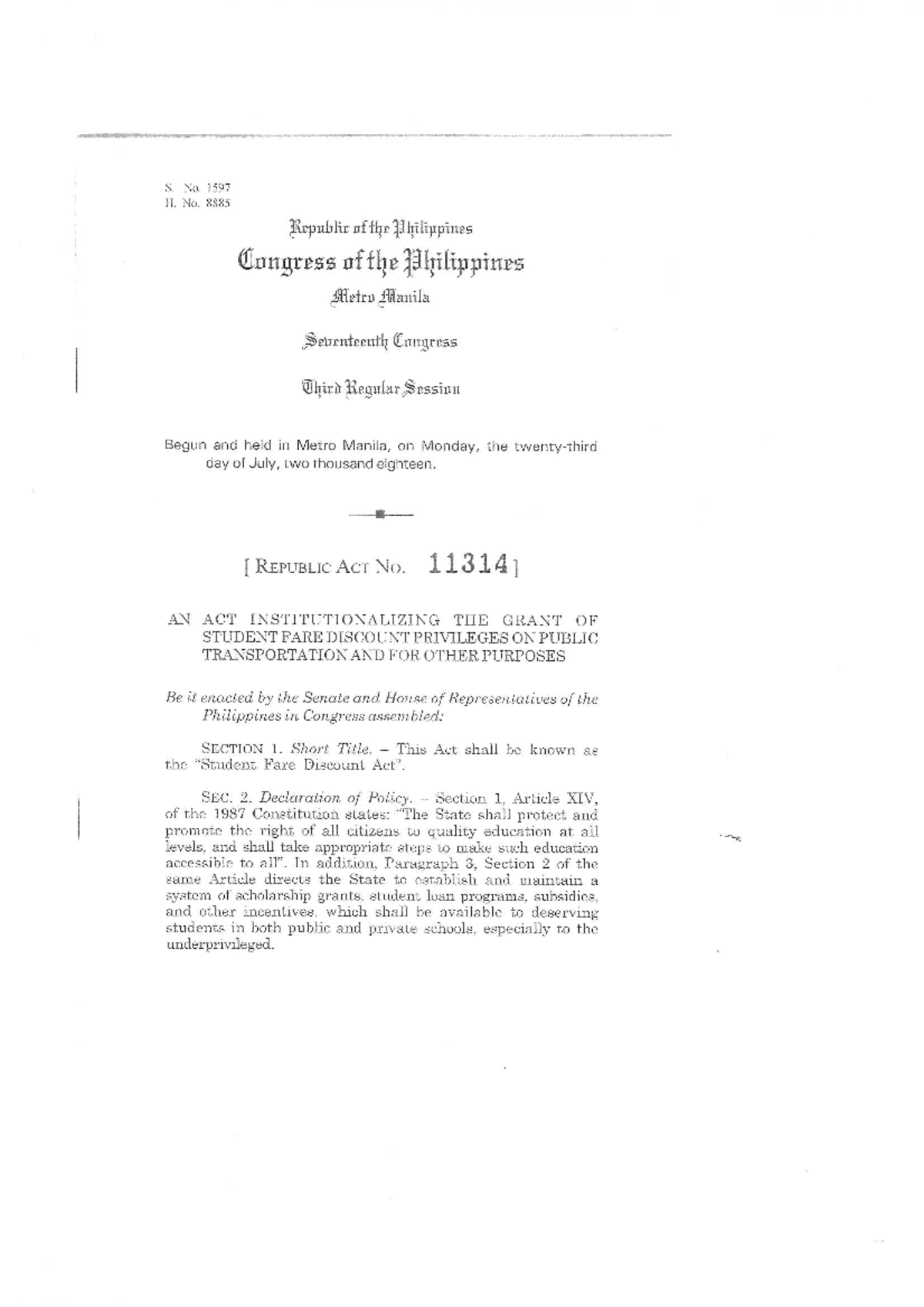 2019 0417 RA 11314 RRD - HAHAHAHAHAHAHAHAH - BS Accountancy - Studocu