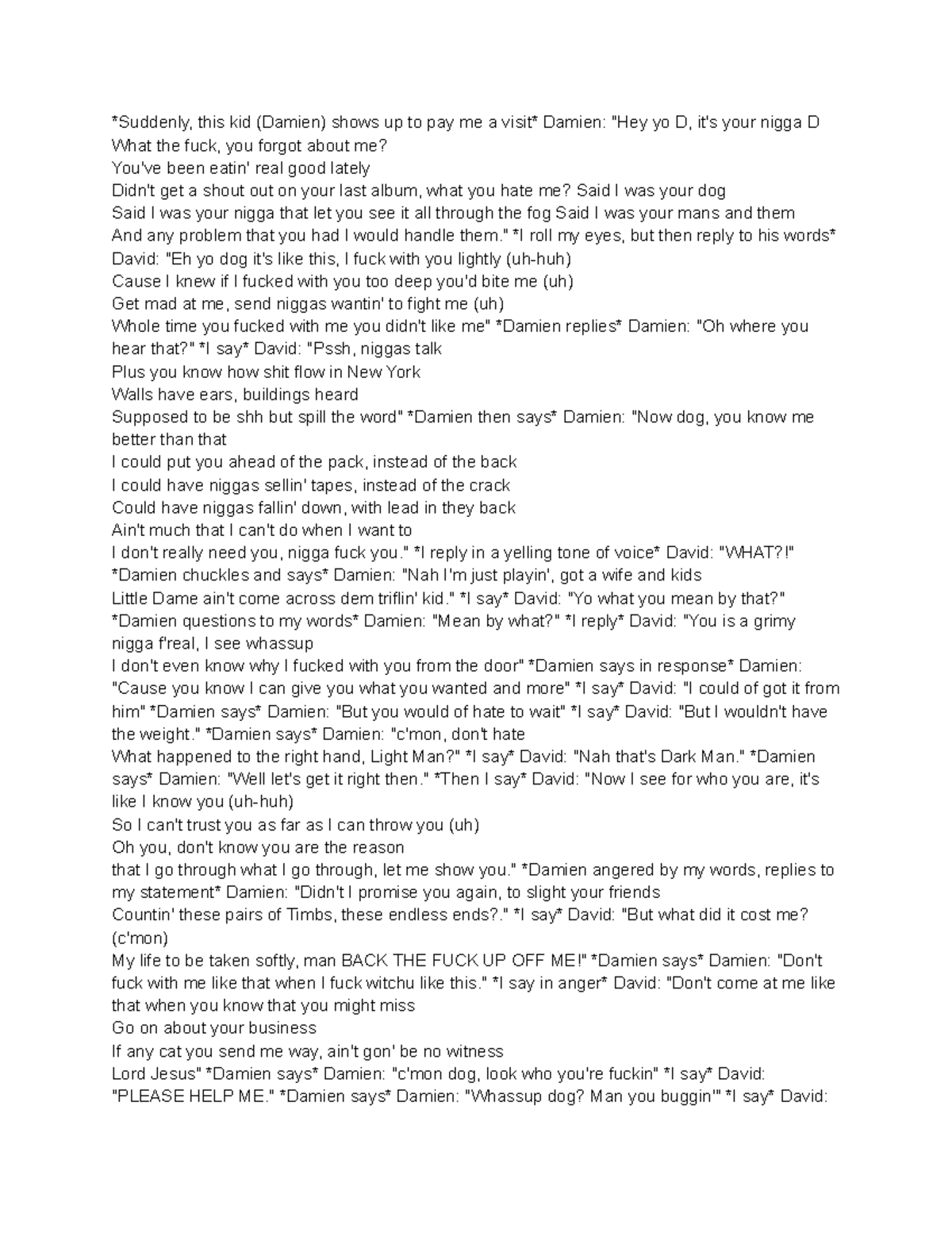 Untitled document - Duh, its the answers to everything. - Suddenly ...