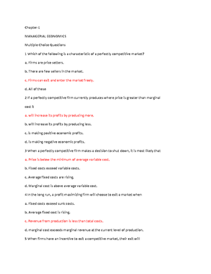 ECON 101 Practice Questions Set 2 2022-23 - ECON 101: Introduction to ...