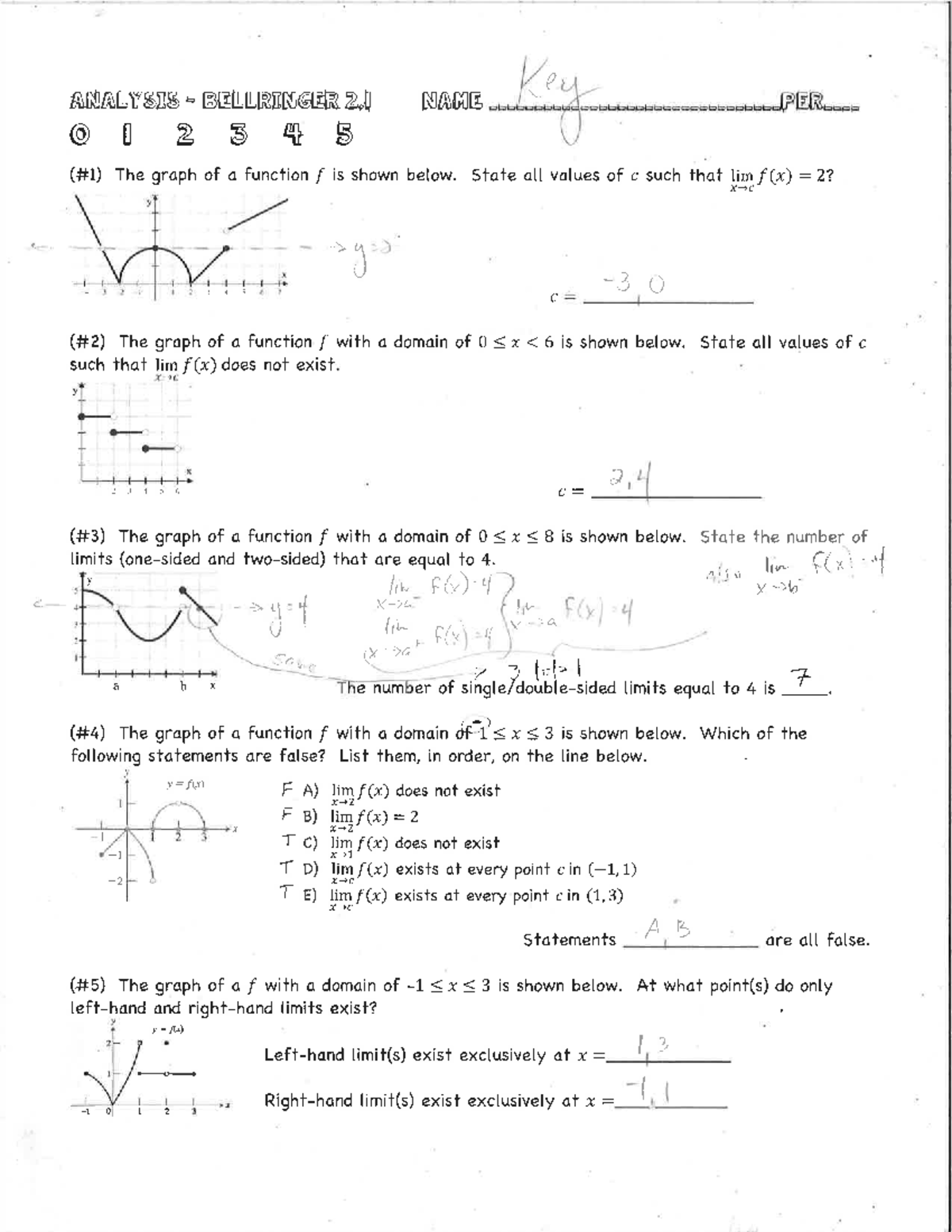 Bellringer Solutions 2.1 - Studocu