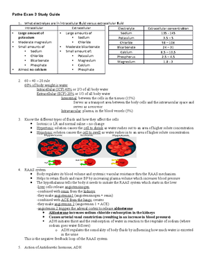 Module 2 - Study Guide Outline (Patho) - Cancer Overview: o Second ...