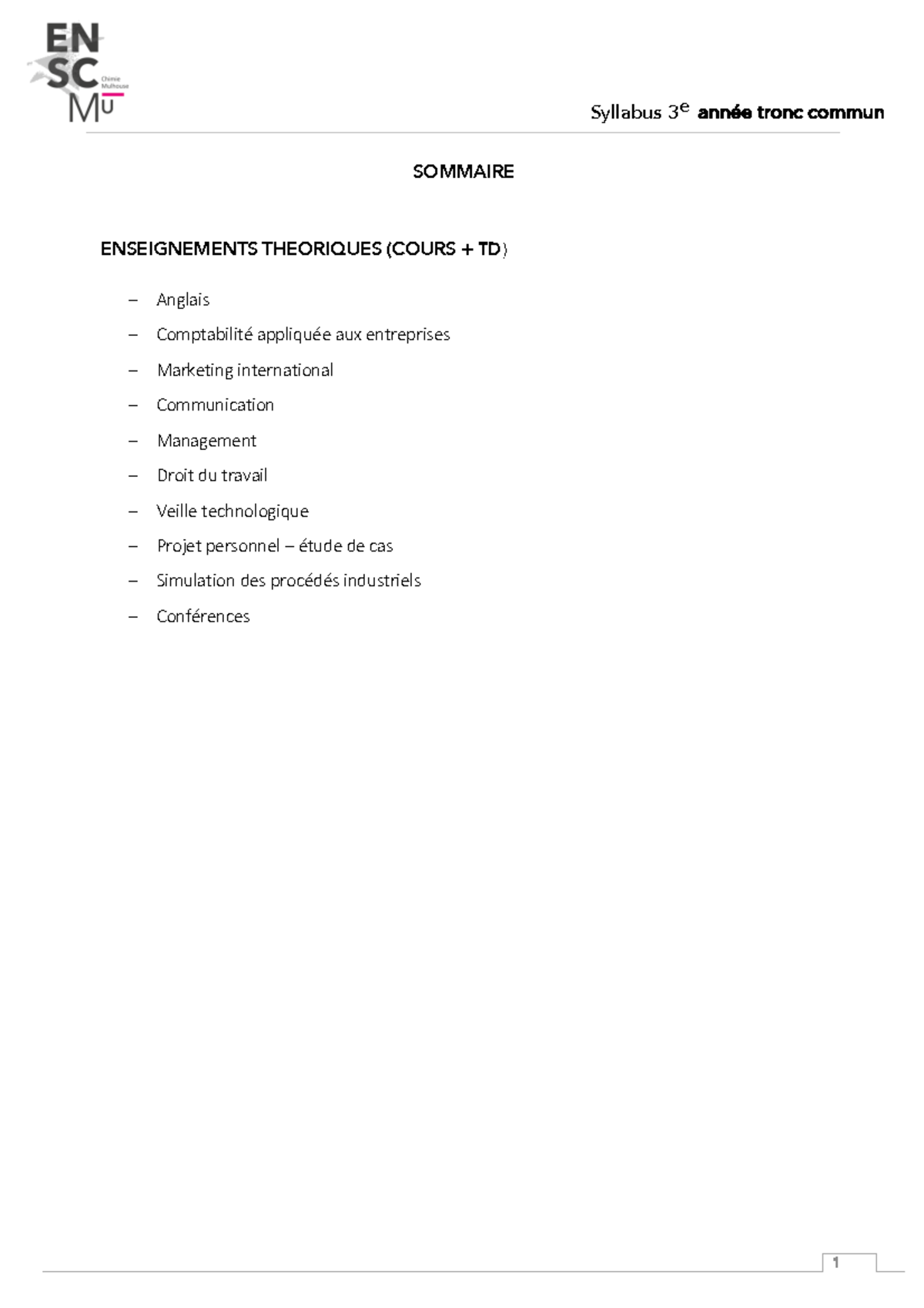 Enscmu syllabus-3A - Le master marketing stratégique et opérationnel ...