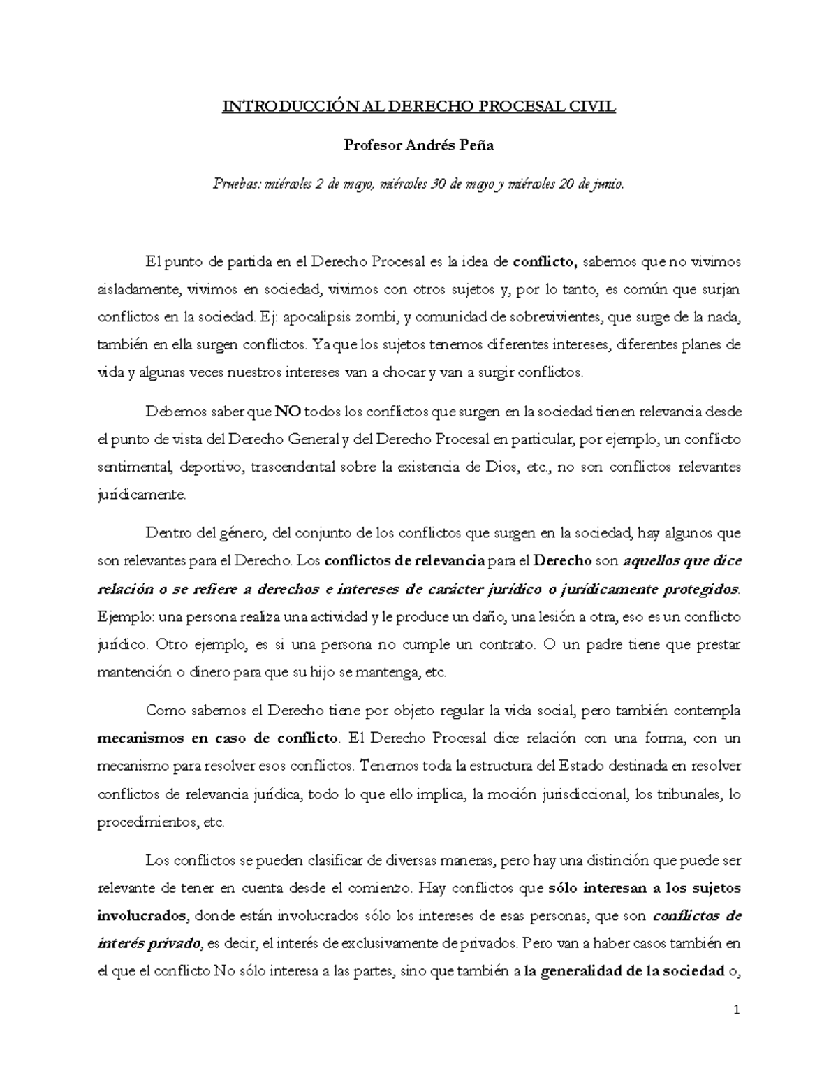 Introducción AL Derecho Procesal Civil 2 - Warning: TT: undefined function: 32 INTRODUCCIÓN AL ...