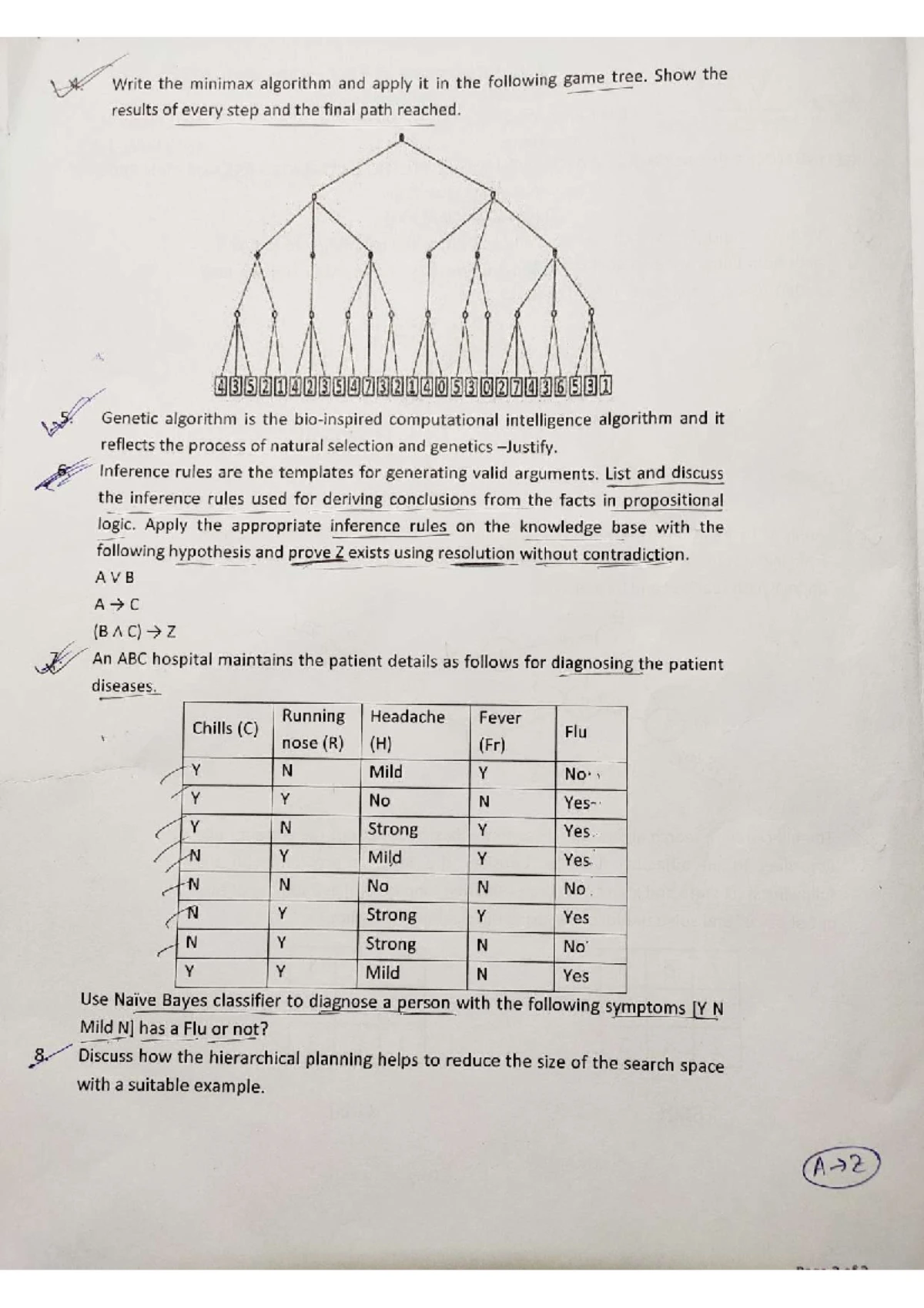 DAA FAT PART-1 - FAT Question paper - Design and Analysis of Algoritms ...