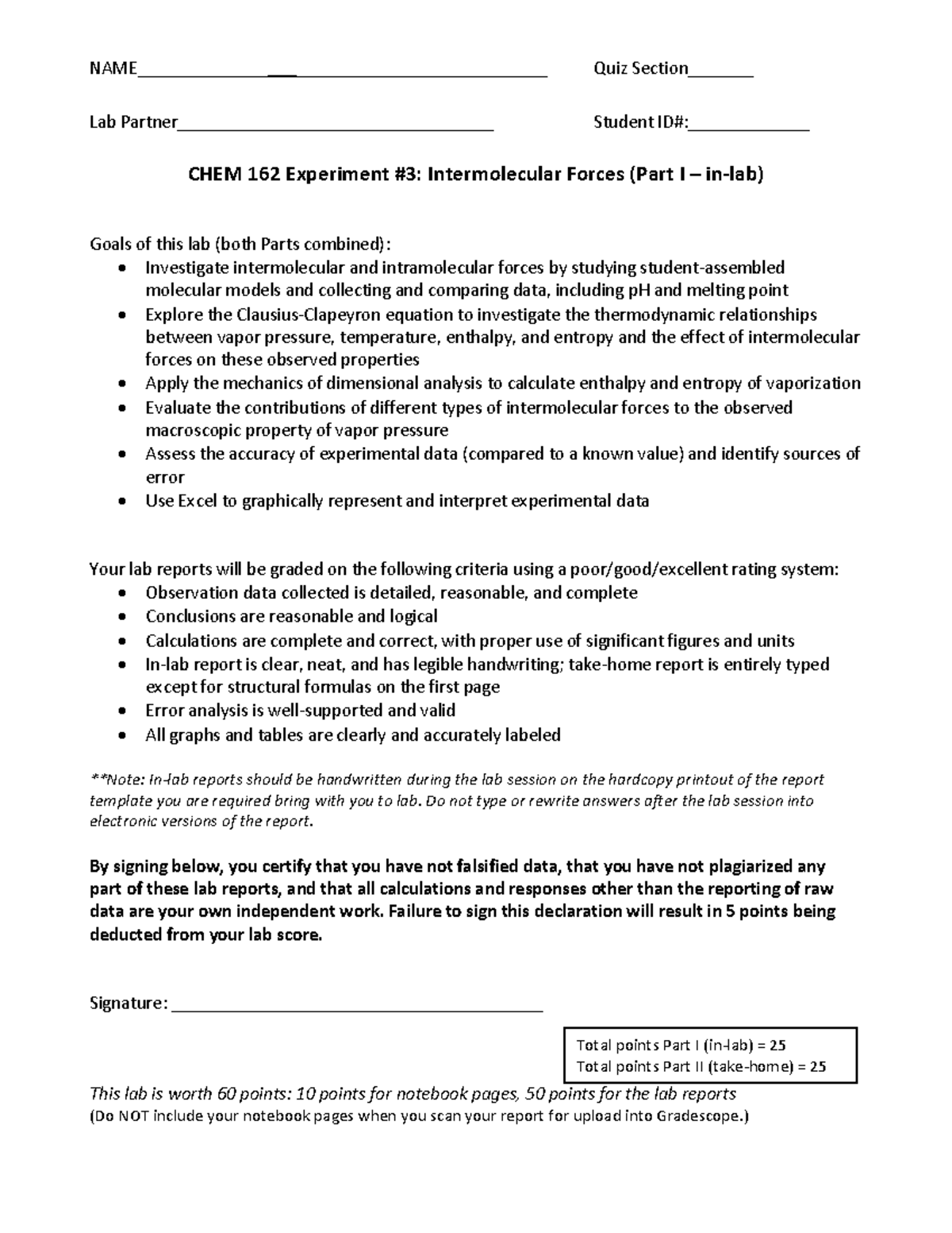 Chem162 Lab-3-Part2 - Lab Partner__________________________________ Student ID ...