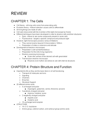 Cell Biology 2 - Class notes - Introduction to cell biology Cell theory ...