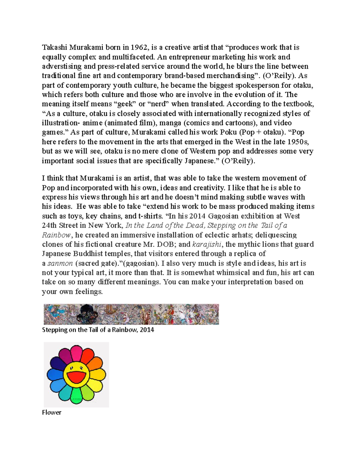 Takashi Murakami - none - Takashi Murakami born in 1962, is a creative ...