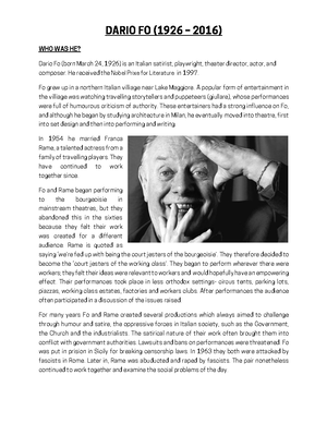 Practitioner Information Sheet - Augusto Boal - AUGUSTO BOAL (1931 ...