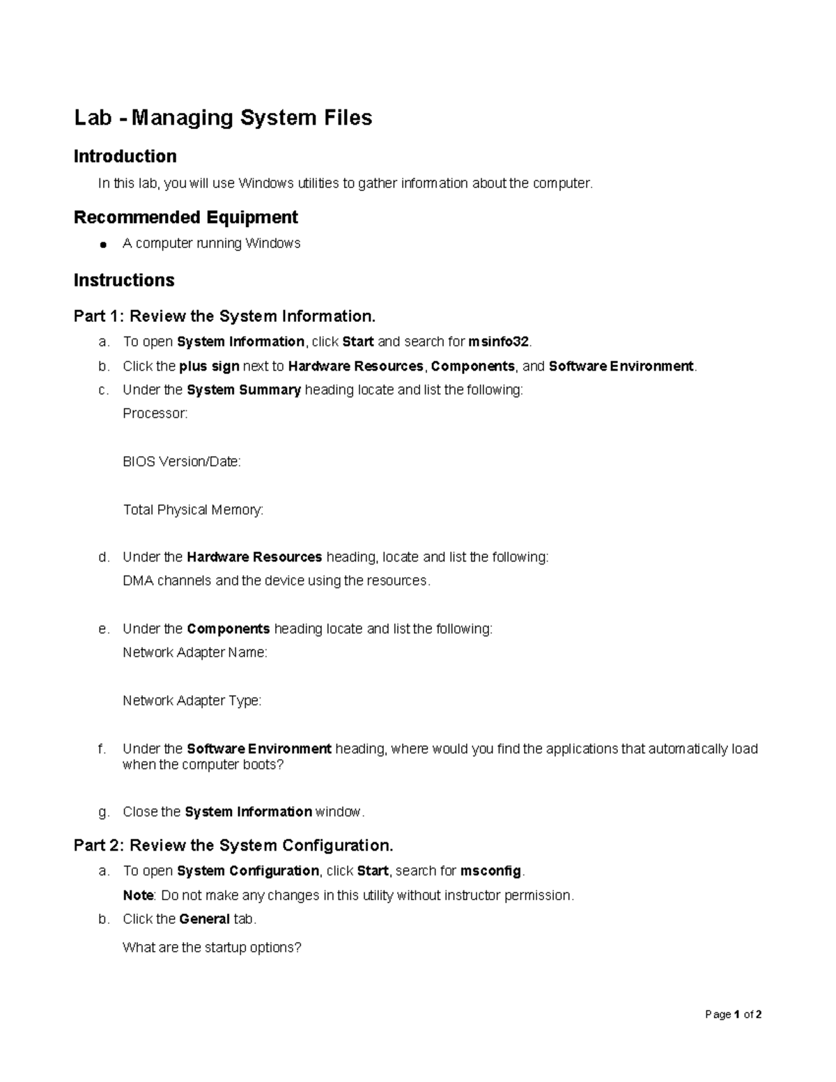 1.13 Lab - Manage System Files - Lab - Managing System Files ...