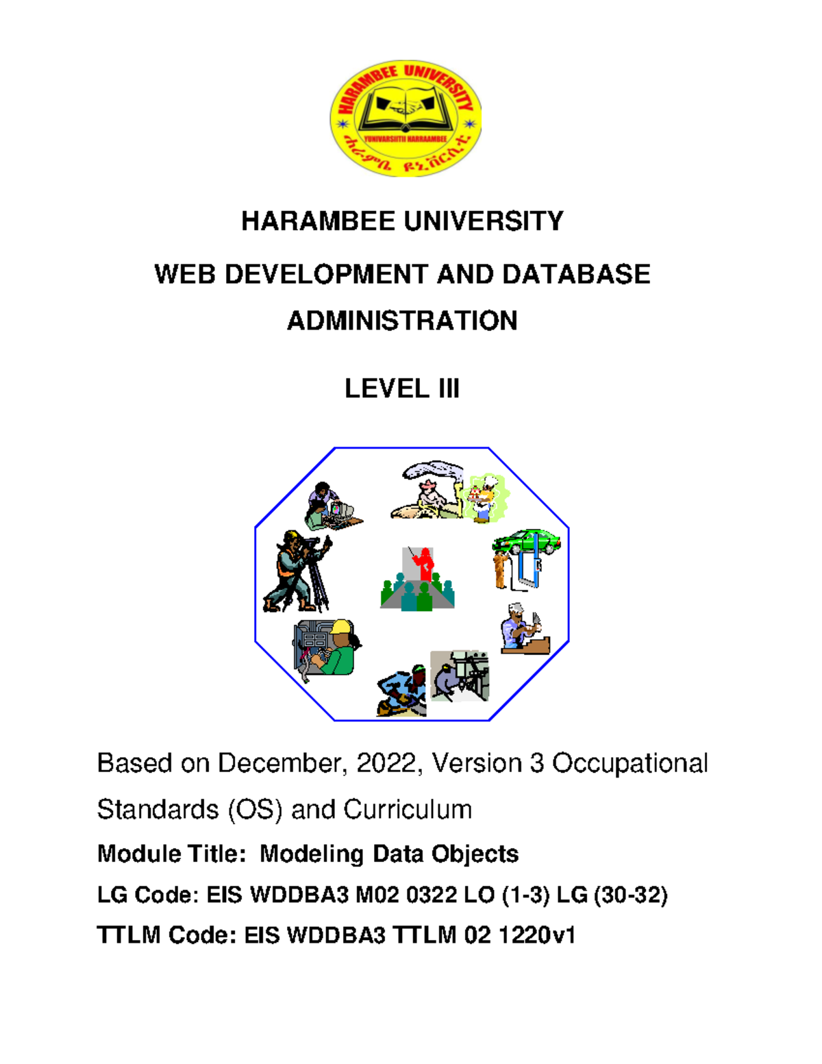 Model Data Objects - Lecture Notes - HARAMBEE UNIVERSITY WEB ...