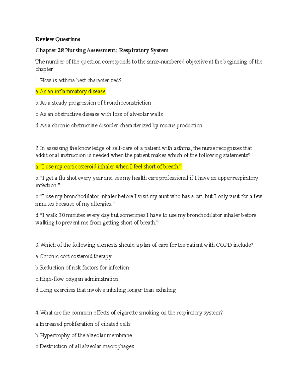Lewis back questions - Health Challenge 1 - NSGD 2016 - Nipissing - Studocu