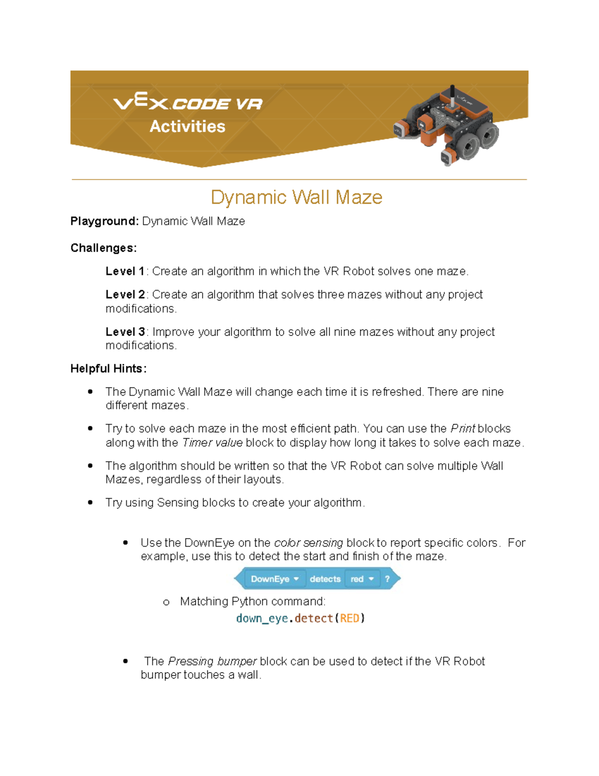 7 Dynamic Wall Maze - yes - Dynamic Wall Maze Playground: Dynamic Wall ...