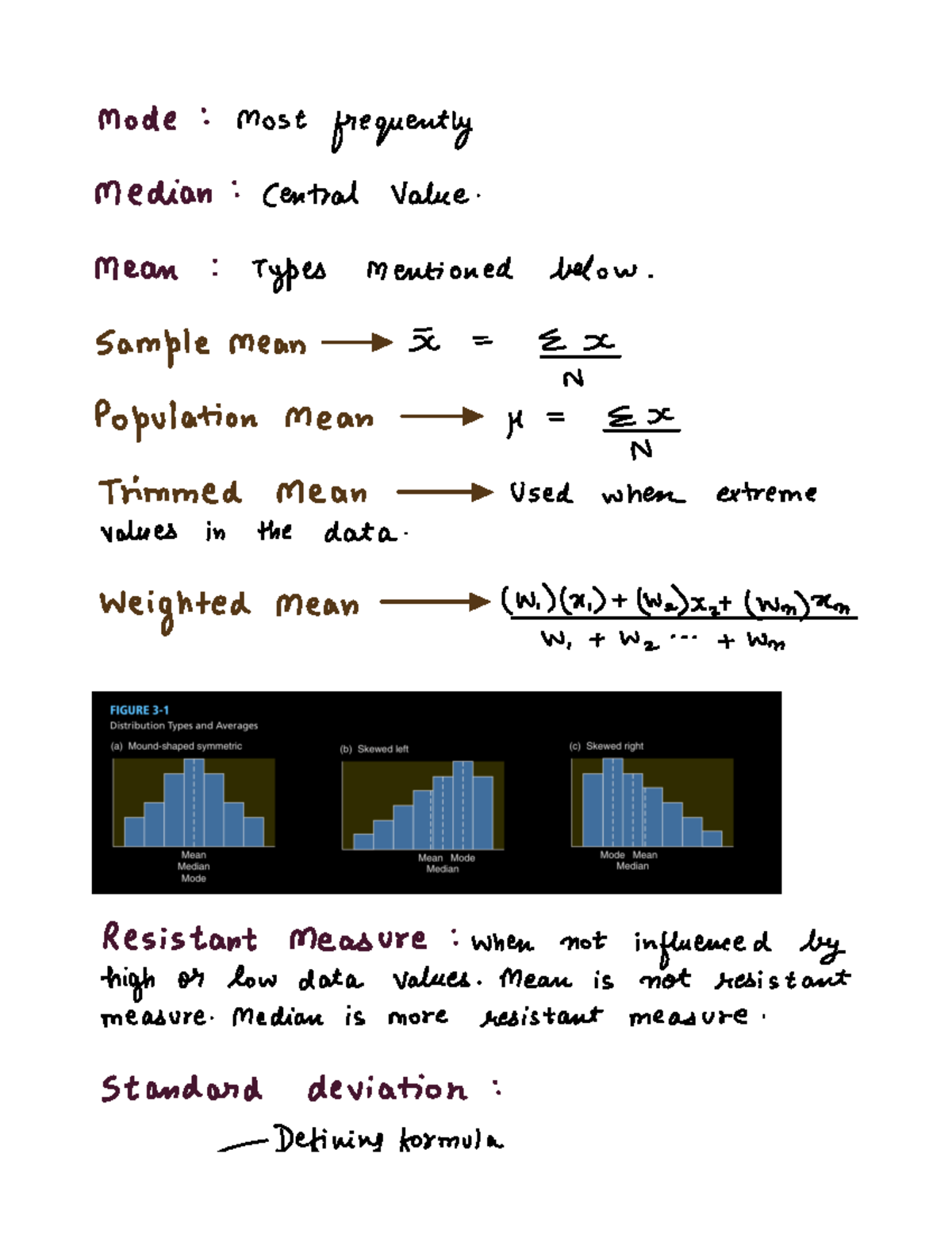 Averages and variation - Mode most ####### frequently Median Central ...