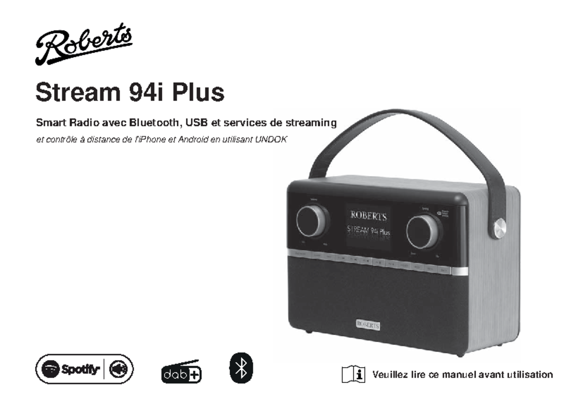 Poste-Radio-Roberts-94i plus - Stream 94i Plus Smart Radio avec ...