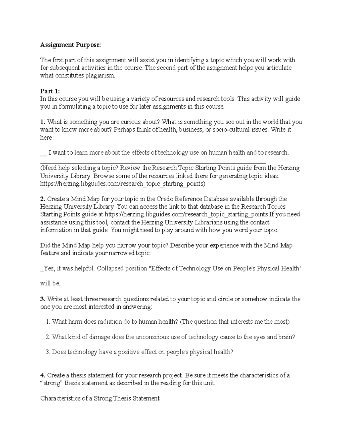 Assignment Unit 2 Assignment Purpose The First Part Of This Assignment Will Assist You In